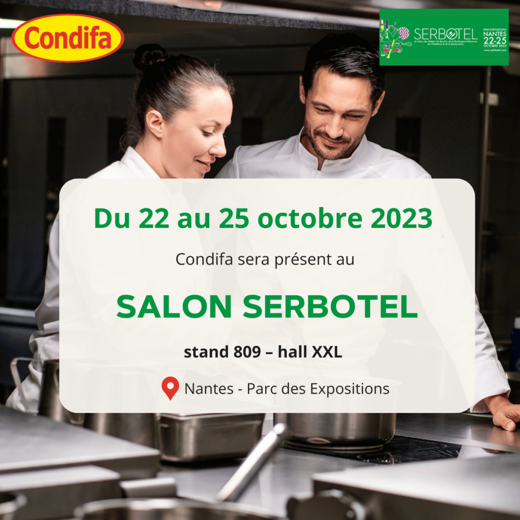 Rencontrez-nous au salon Serbotel en octobre 2023 ! - Condifa